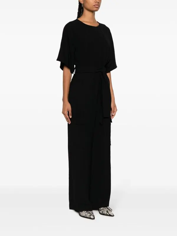 PAROSH Wide Leg Cargo Jumpsuit
