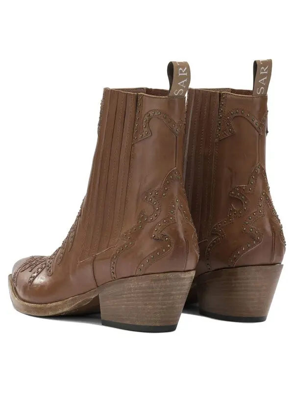Sartore Leather Cowboy Boots