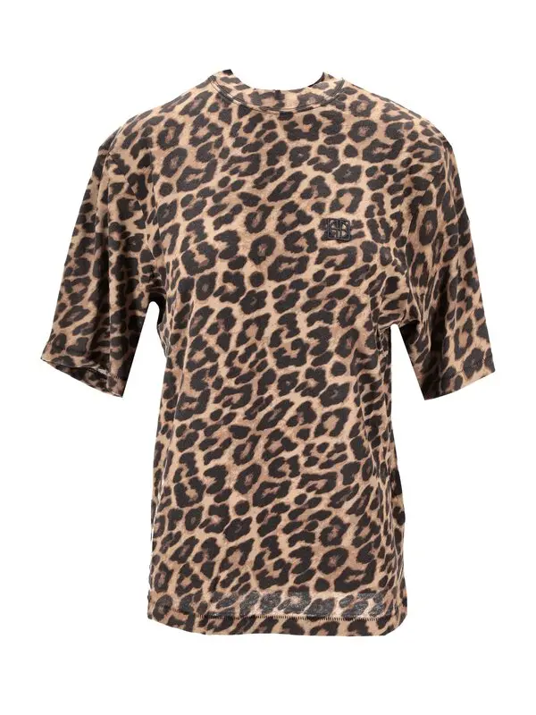 ANINE BING Avi Tee - Leopard
