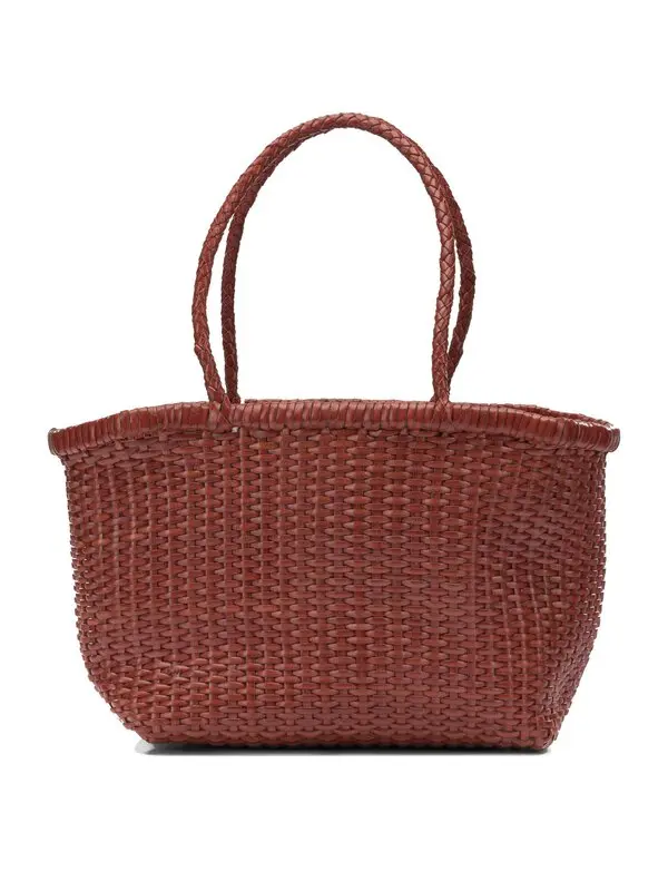 Dragon Diffusion B Weave Small Shoulder Bag - Red