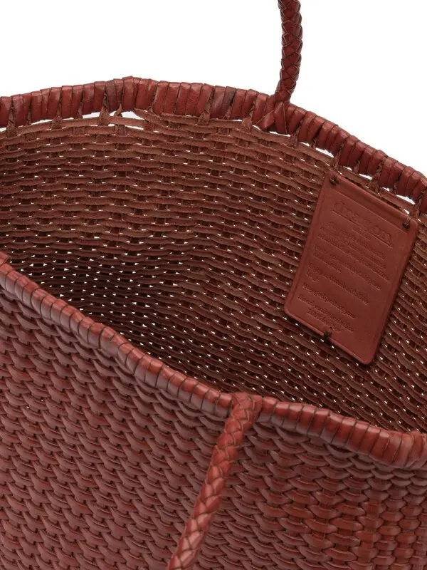 Dragon Diffusion B Weave Small Shoulder Bag - Red