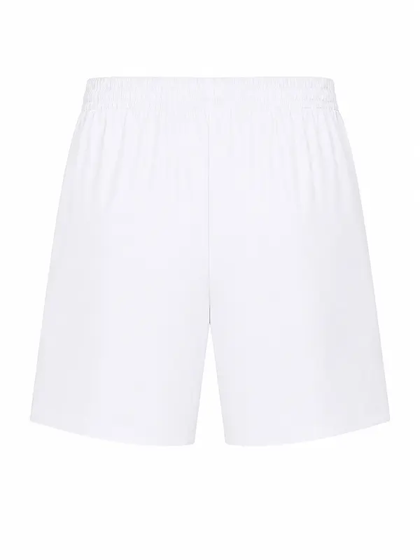 LA ROSE Cotton Shorts - White