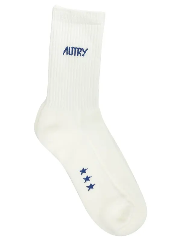 AUTRY Sports Socks - White