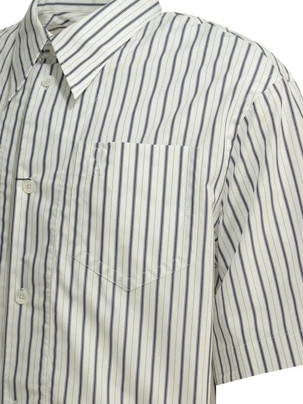 AMI Paris Casual Shirt De Couer - White