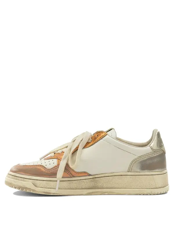 AUTRY Medalist Low Super Vintage Sneakers - Orange