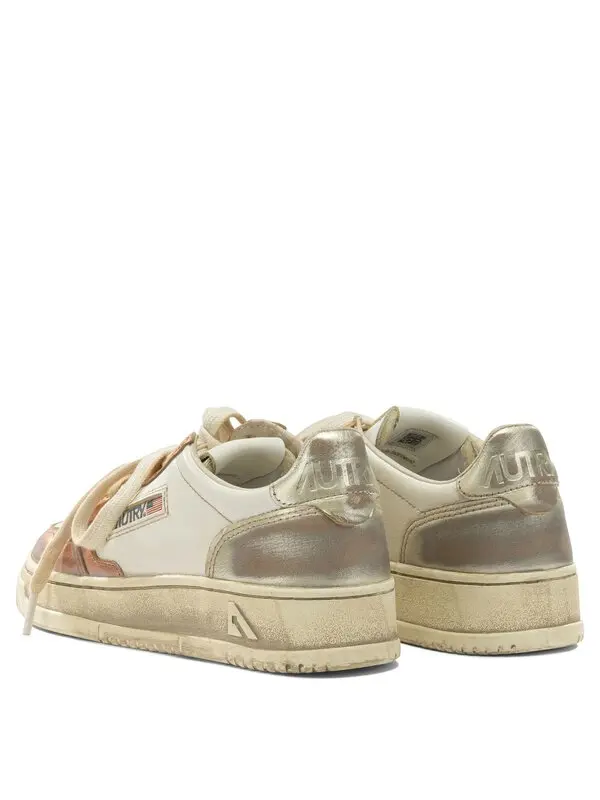 AUTRY Medalist Low Super Vintage Sneakers - Orange