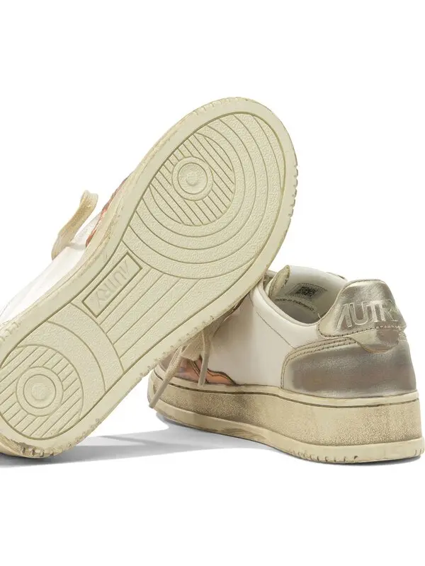 AUTRY Medalist Low Super Vintage Sneakers - Orange