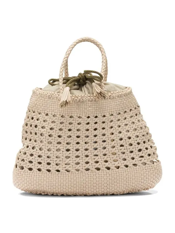 Dragon Diffusion Santa Cano Medium Handbag - Beige