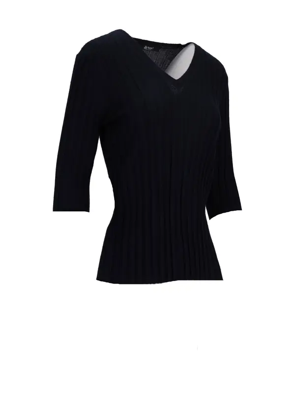 LA ROSE V-neck Cashmere And Silk Top