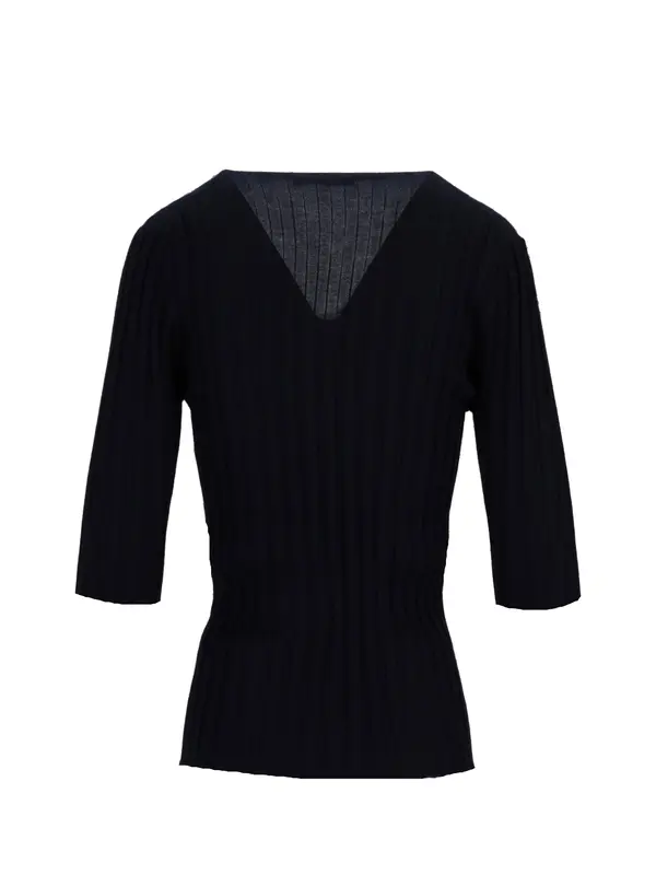 LA ROSE V-neck Cashmere And Silk Top