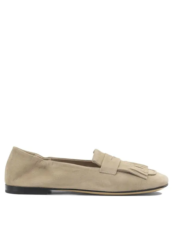 POMME D'OR Leather Loafers - Beige