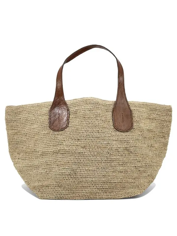 IBELIV Raffia Handbag - Beige