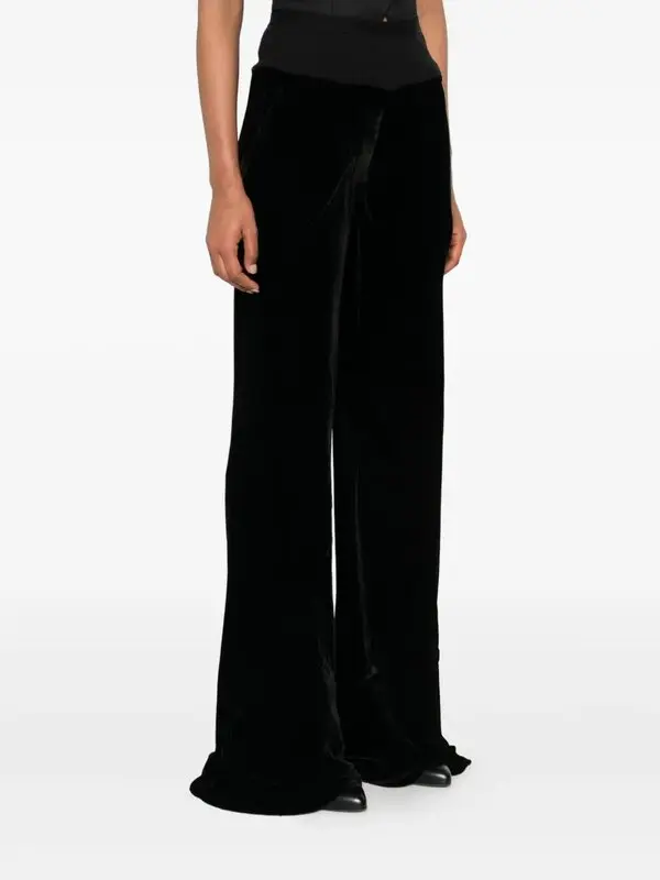 Rick Owens Wide-leg Trousers - Black