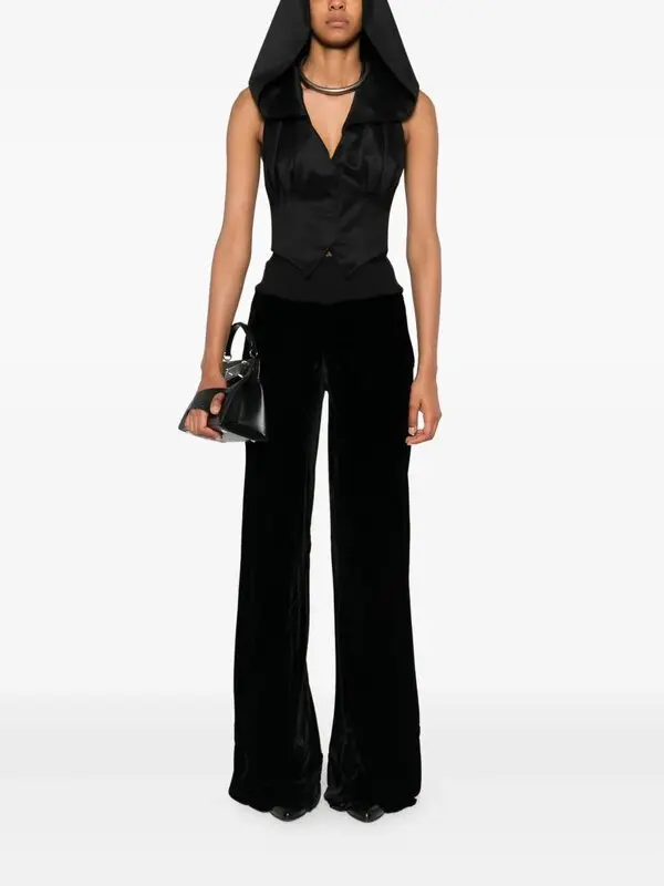 Rick Owens Wide-leg Trousers - Black