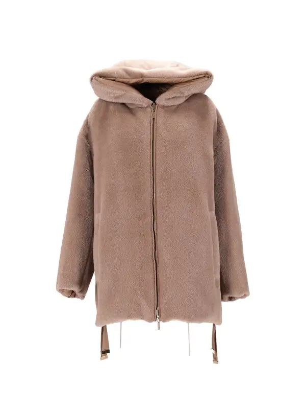Max Mara Imbottito Short Coat - Beige