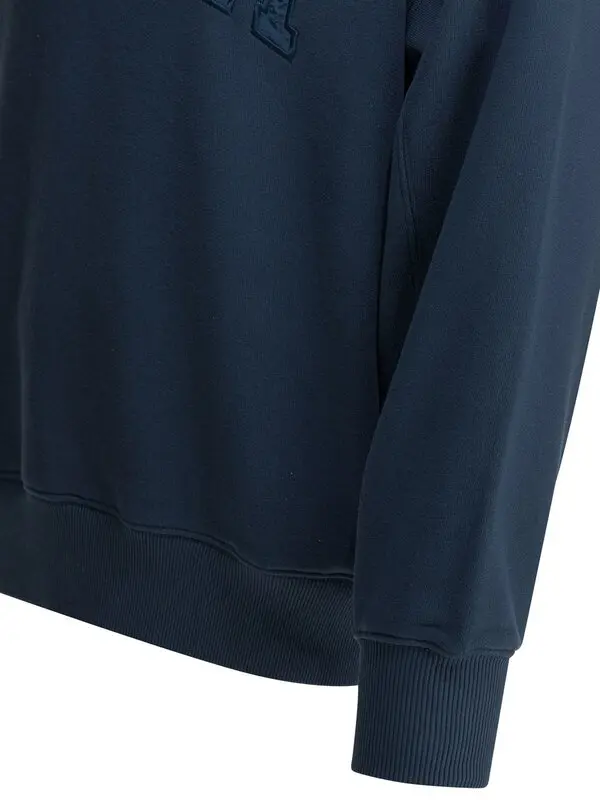 AUTRY Logo Crewneck Sweatshirt - Blue