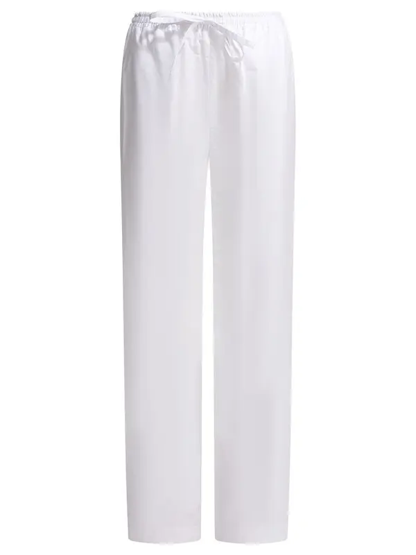 Loulou De Saison Wide Leg Trousers - White