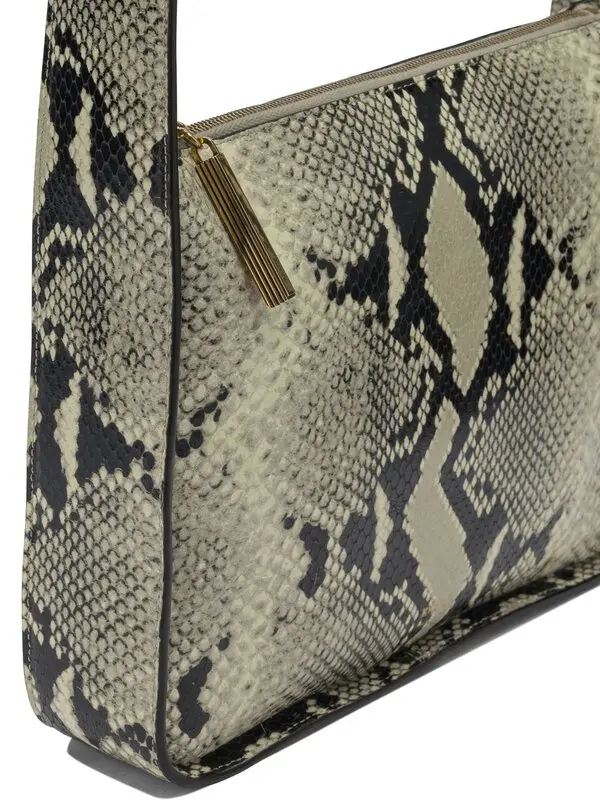 Khaite Lori Squared Small Shoulder Bag - Beige