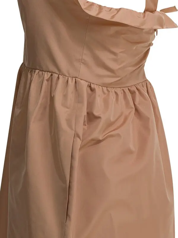 Chloé Silk-blend Midi Balloon Dress - Pink
