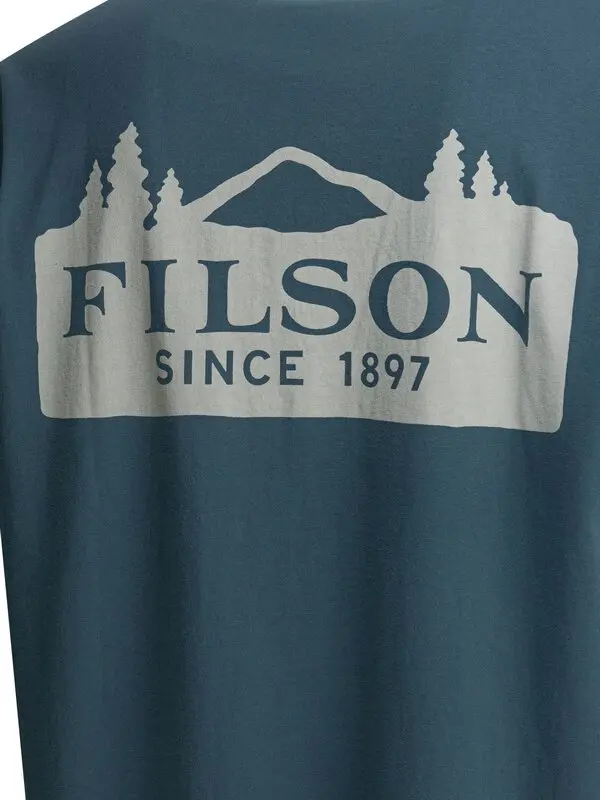 Filson Frontier' Crewneck T Shirt - Blue