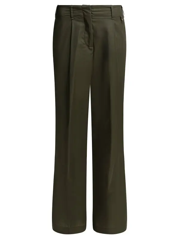 Herno Tailored Wool Pants - Green