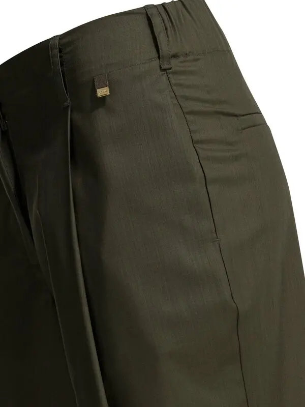 Herno Tailored Wool Pants - Green