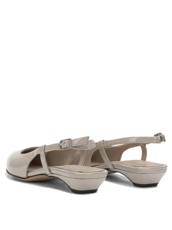 POMME D'OR Slingback Leather Pumps