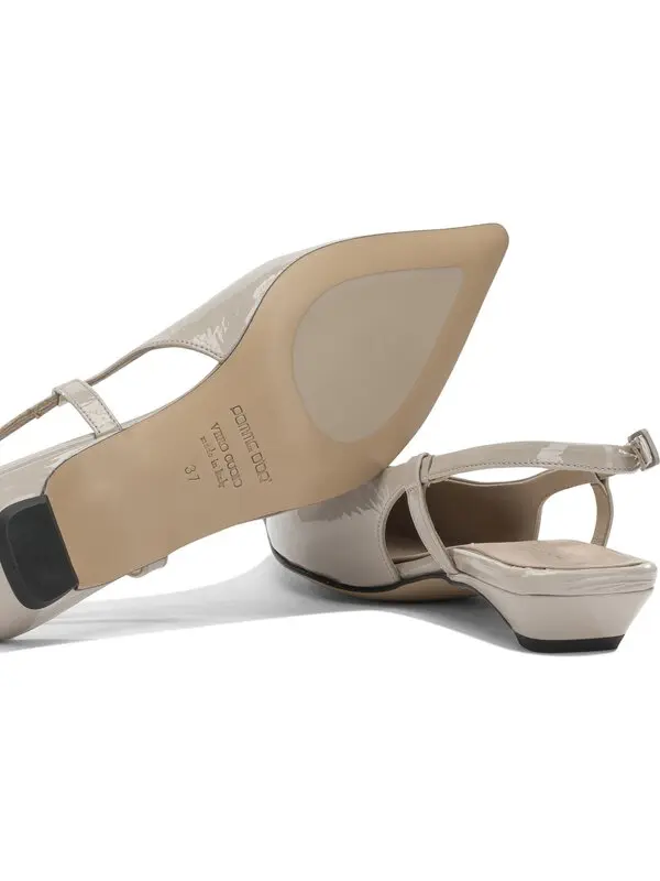 POMME D'OR Slingback Leather Pumps