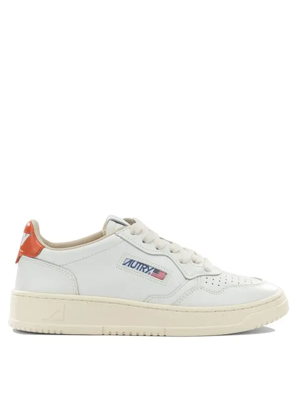 AUTRY Leather Low-top Sneakers - White