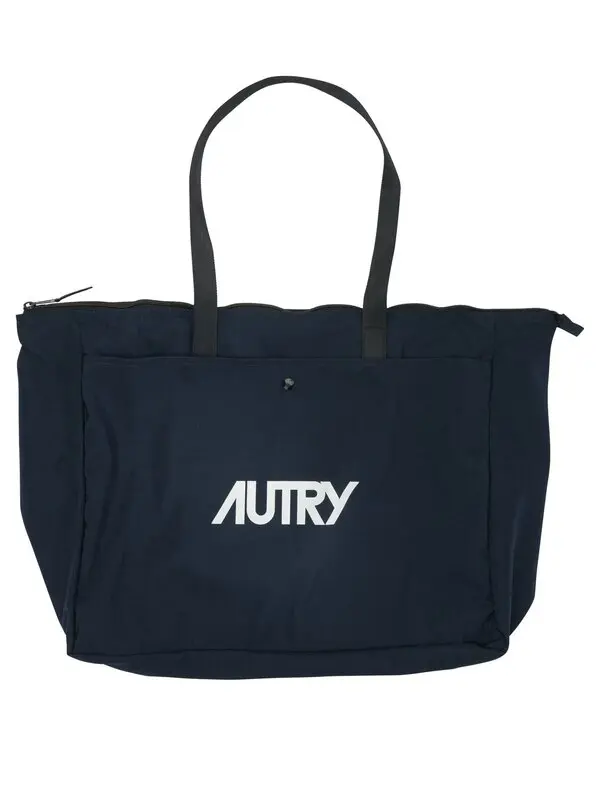 AUTRY Large Logo Shoulder Bag - Black