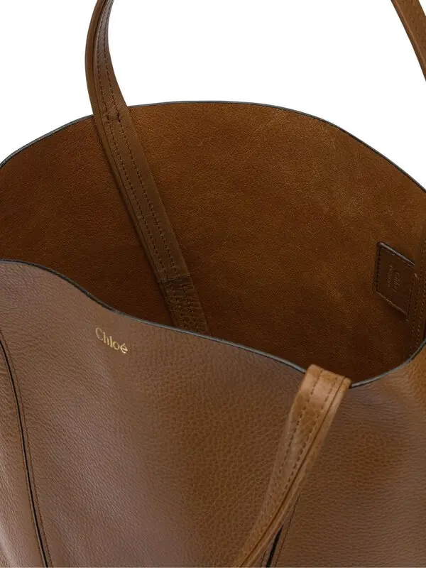 Chloé Spin Small Shoulder Bag - Brown