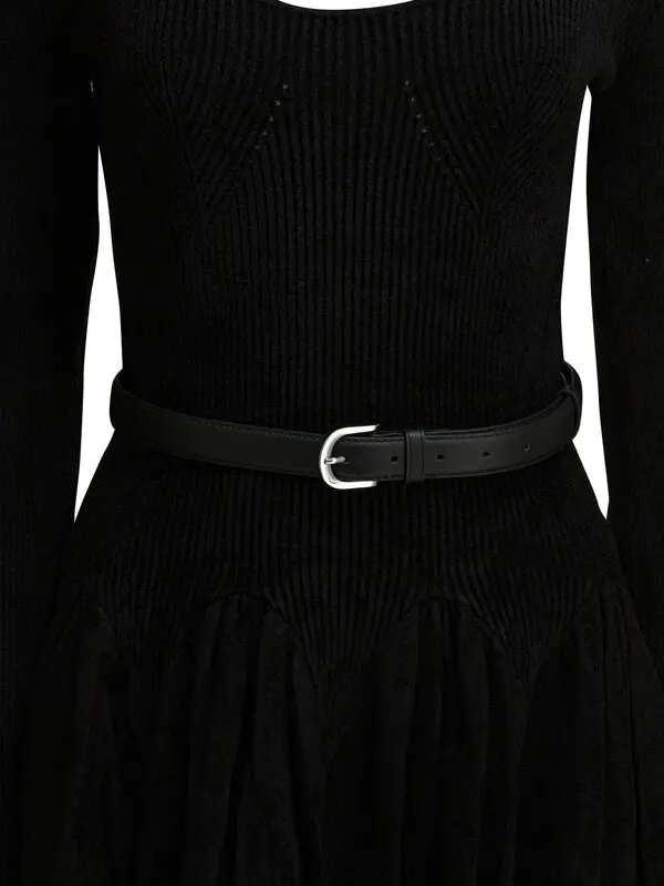 SELF-PORTRAIT Knit Flared Dress