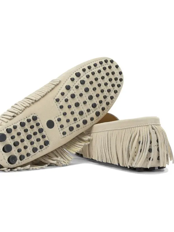 Toujours Emily Suede Loafers - Beige