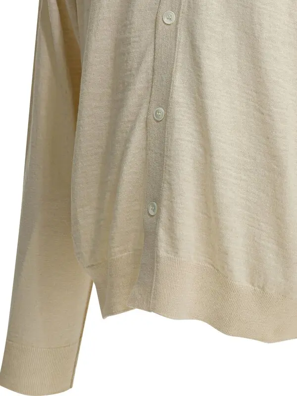 MFPEN Formal Cardigan - White