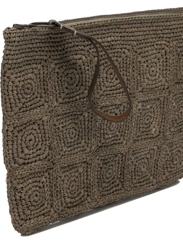 IBELIV Clutches 30x22 Cm - Brown