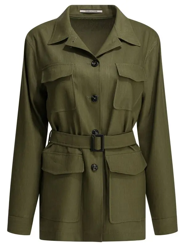 Tagliatore Lauren Overshirt Jacket - Green