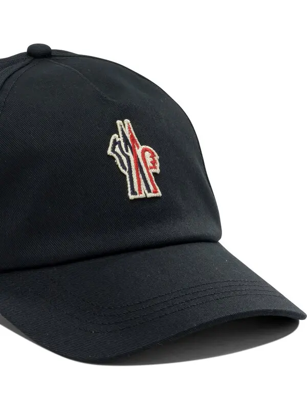 Moncler Logo Baseball Cap - Black