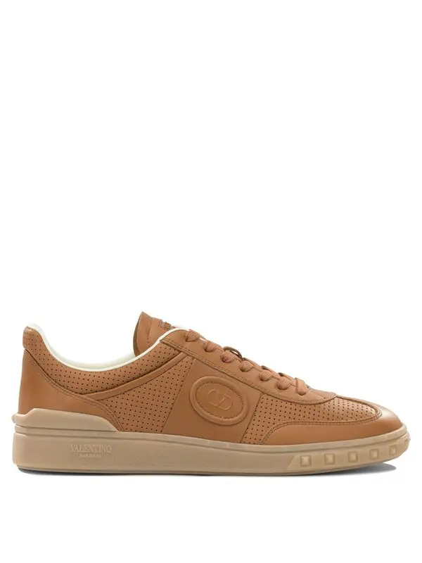 Valentino Garavani Upvillage Leather Sneakers - Brown