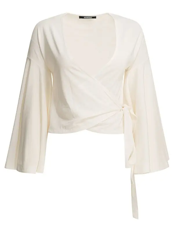 Jacquemus Wrap Top - White