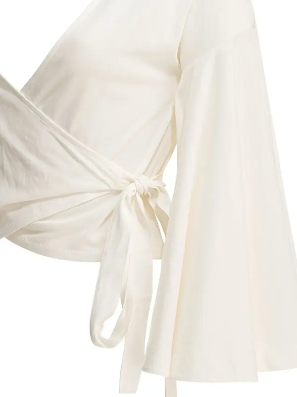 Jacquemus Wrap Top - White