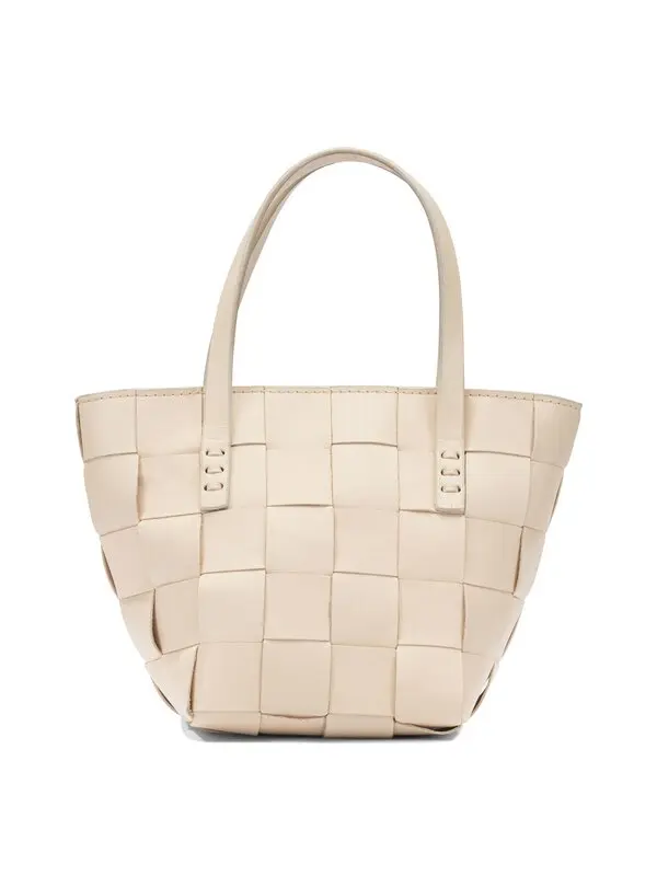 Dragon Diffusion Small Hand-woven Handbag - Beige