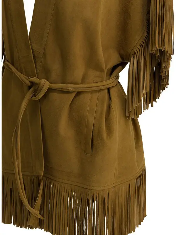 FURLING BY GIANI Goat Suede Jacket