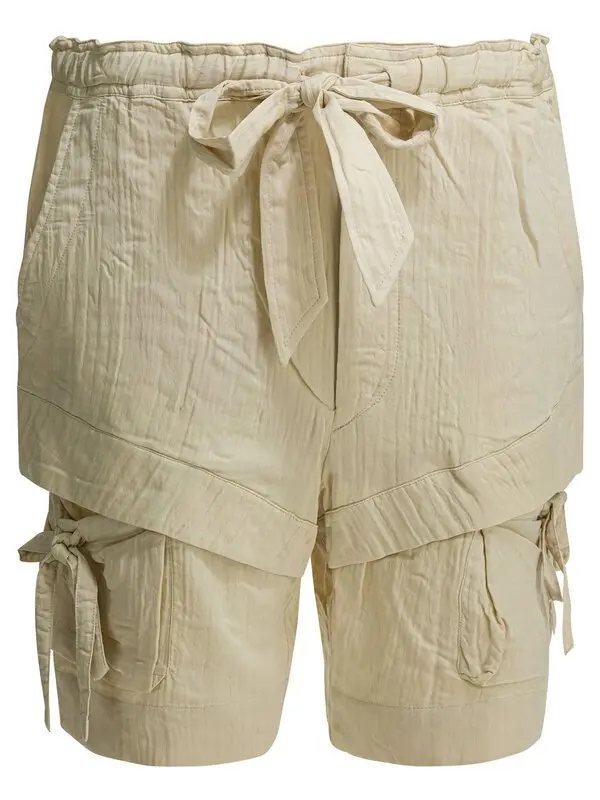 MARANT ETOILE Bermia Cargo Shorts - Beige
