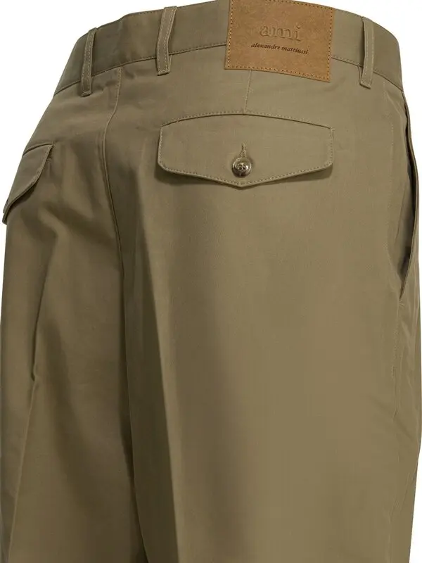 AMI Paris Casual Pants - Beige