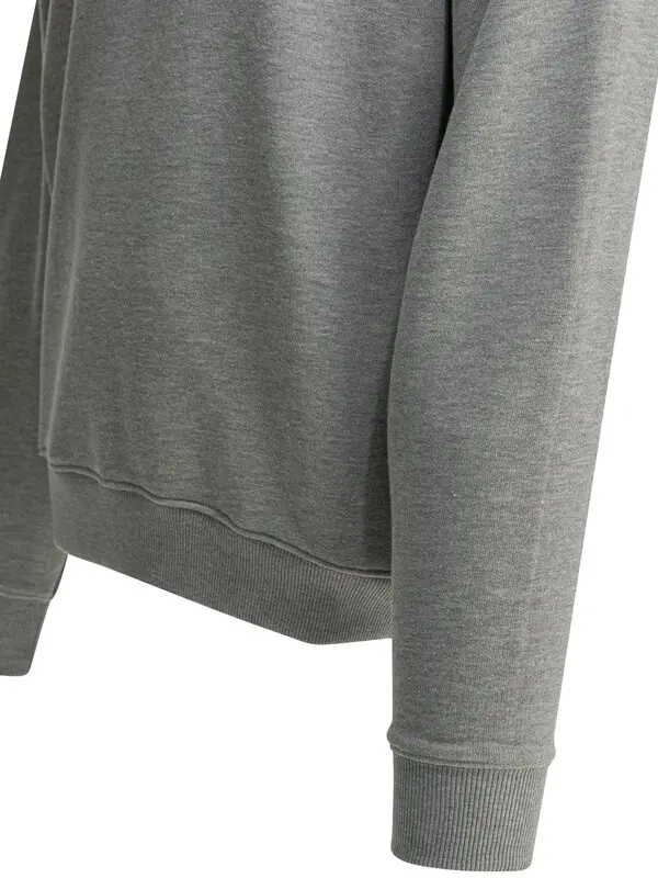 AUTRY Crewneck Sweatshirt With Embroidered Logo - Grey