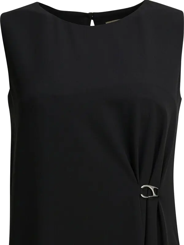 Herno Sleeveless Long Dress - Black