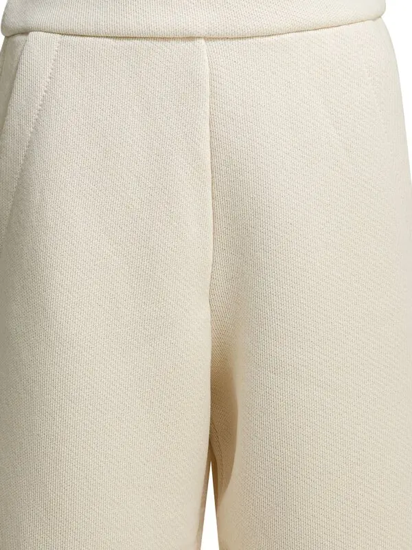 Max Mara High-waisted Wide-leg Casual Pants - White