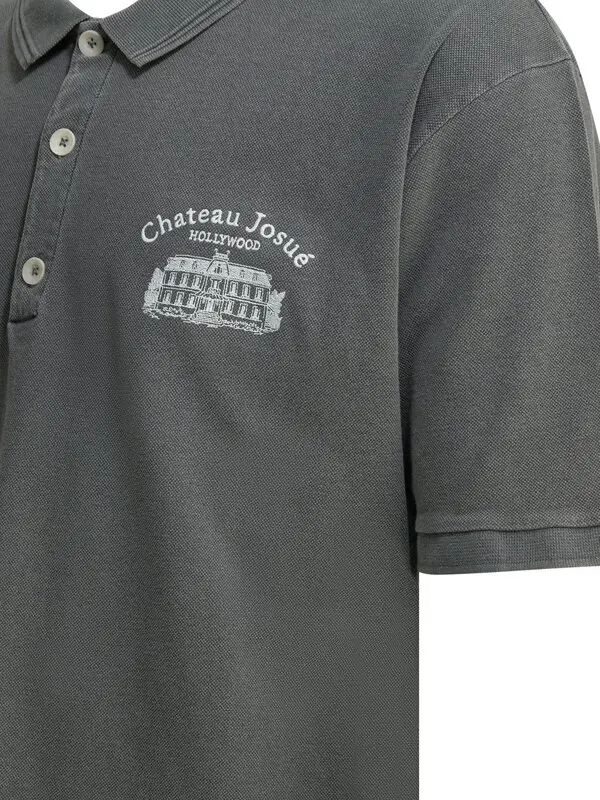 GALLERY DEPT. Preamo' Polo Shirt With Buttons - Grey