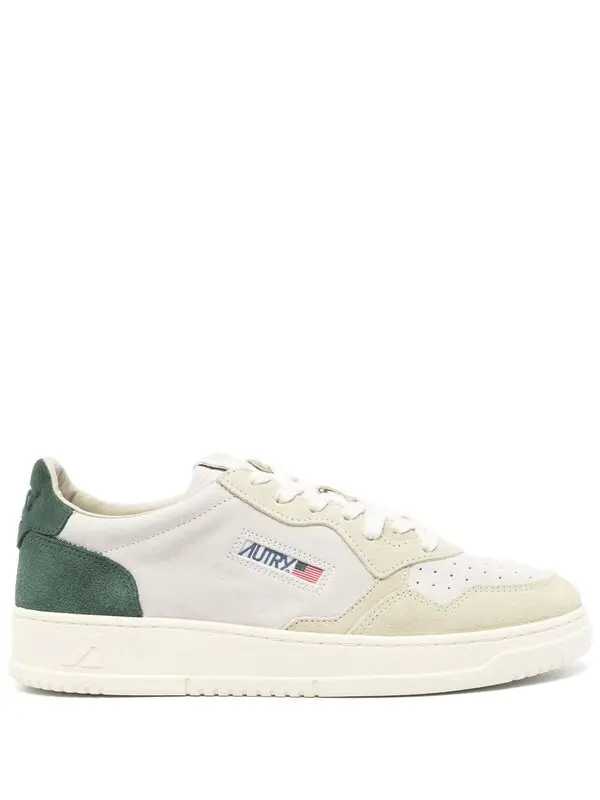 AUTRY Medialist Low Leather Sneakers - Green