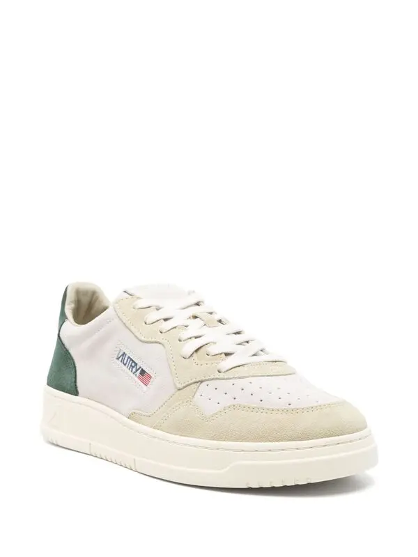 AUTRY Medialist Low Leather Sneakers - Green